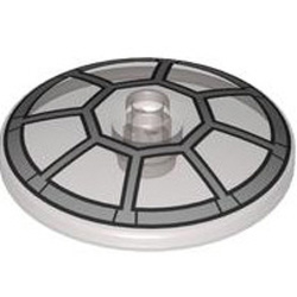 LEGO Part 6407911 - 100644 - Dish 4 x 4 with Windows with Solid Stud ...