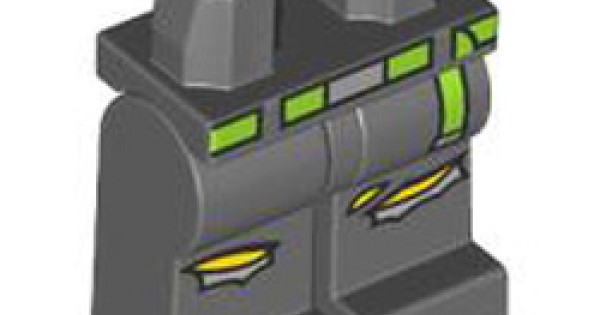 LEGO Part 6429741 - 102411 - Mini Lower Part Number 2432 Dark Stone ...