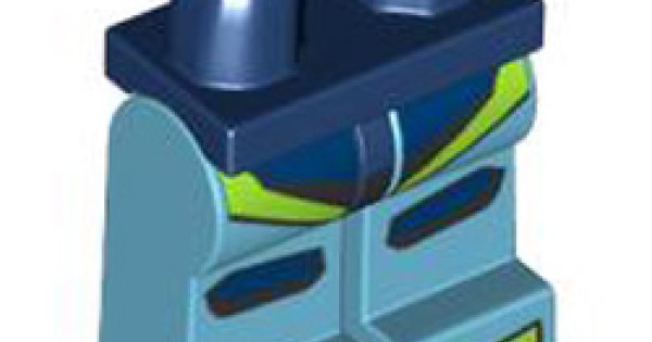 LEGO Part 6429972 - 102427 - Mini Lower Part Number 2433 Earth Blue ...
