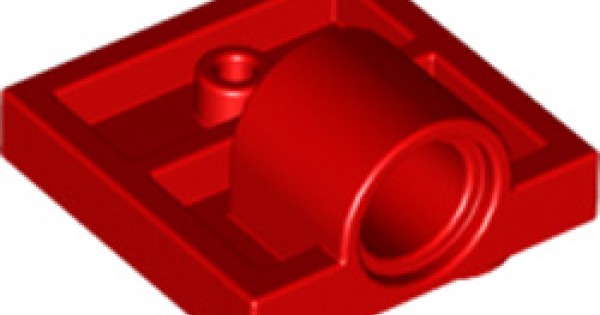 LEGO Part 6014616 - 10247 - Plate 2x2 Plus One Hule Diameter 4.8 Bright ...