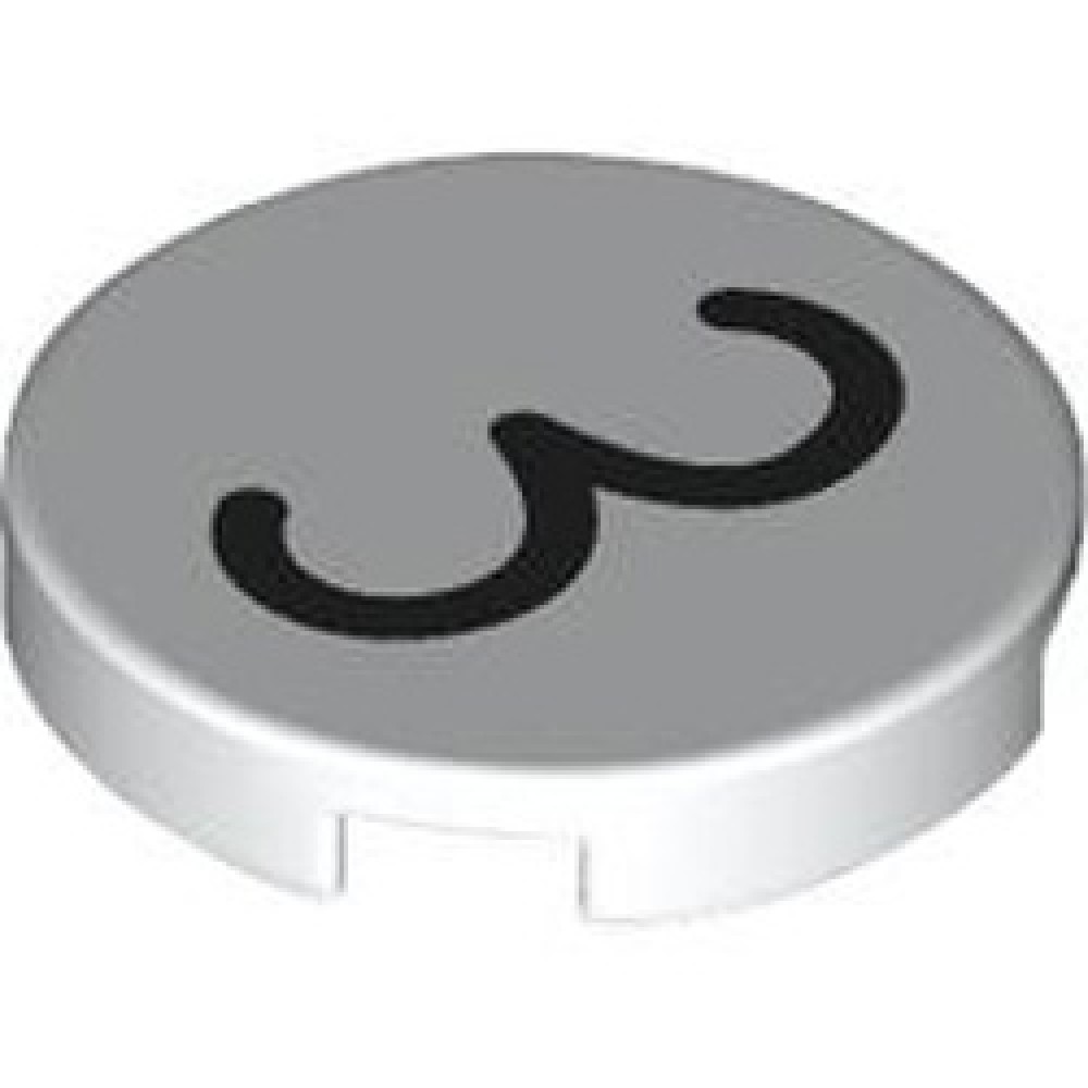 LEGO Part 6431712 - 102573 - Flat Tile 2x2 Round Number 1258 | LEGO ...