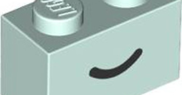 LEGO Part 6431713 - 102574 - Brick 1x2 Number 101 Aqua | LEGO Bricks ...