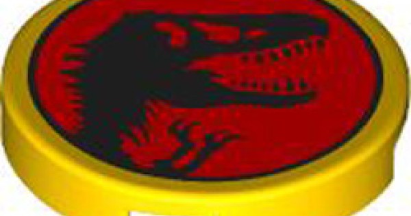 LEGO Part 6436348 - 103616 - Flat Tile 2x2 Round Number 1264 Bright ...