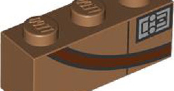 LEGO Part 6443114 - 104205 - Brick 1x3 Number 71 Medium Nougat | LEGO ...