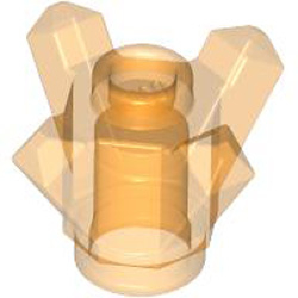 LEGO Part 6066085 - 11127 - Crystal with Cored Knob Transparent Bright ...