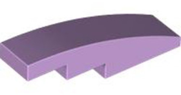 LEGO Part 6045945 - 11153 - Brick with Bow Curve Slope 1x4 Lavender ...