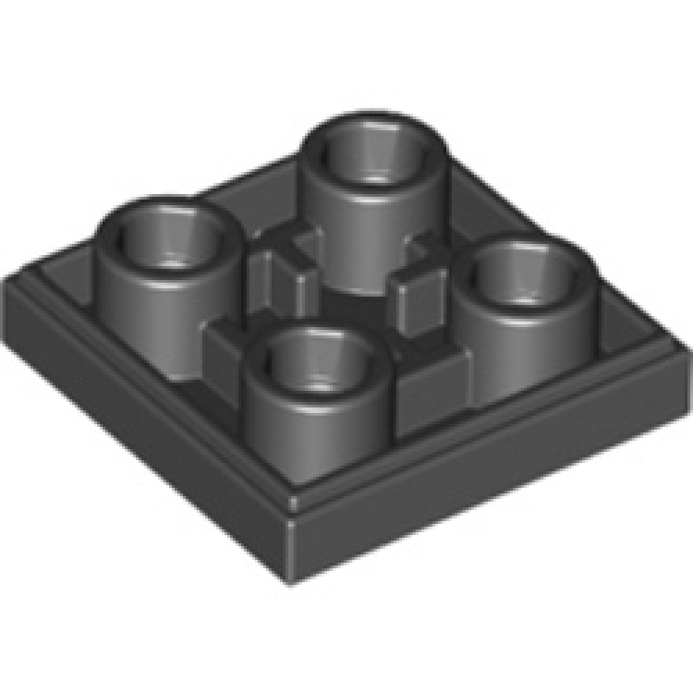 LEGO Part 6013867 - 11203 - Flat Tile 2x2 Inverted Black | LEGO Bricks ...