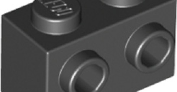 LEGO Part 6138173 - 11211 - Brick 1x2 with 2 Knobs Black | LEGO Bricks ...