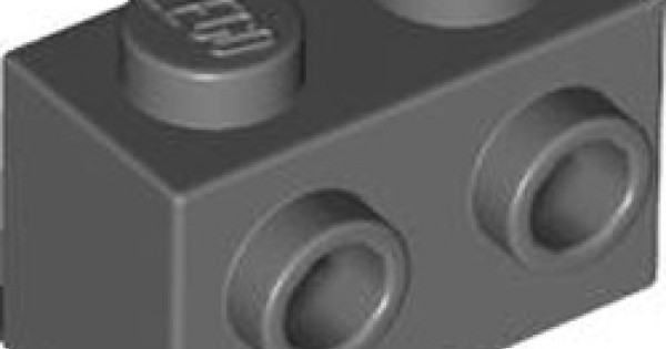 LEGO Part 6230233 - 11211 - Brick 1x2 with 2 Knobs Dark Stone Grey ...