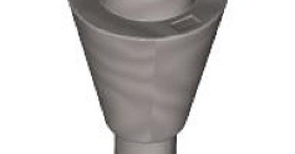 LEGO Part 6121354 - 11610 - Cone 1x1 Inverted with Shaft Silver ...
