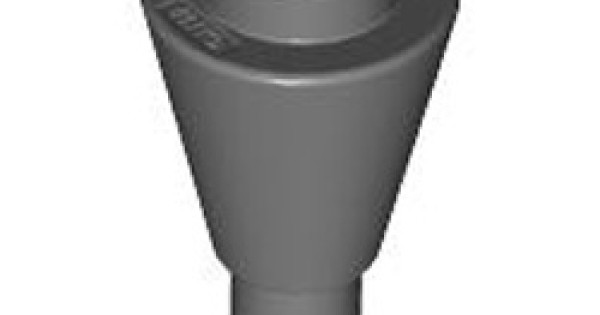 LEGO Part 6207934 - 11610 - Cone 1x1 Inverted with Shaft Dark Stone ...