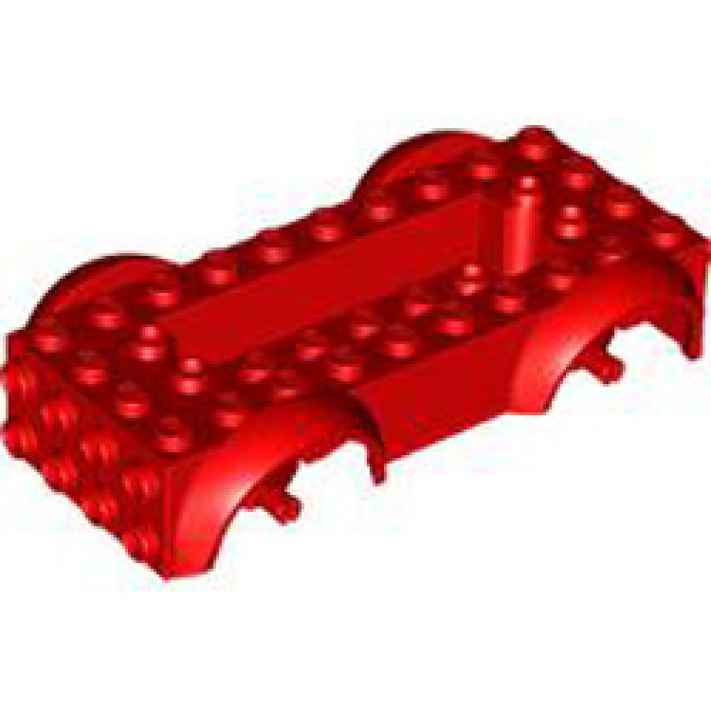 LEGO Part 6020101 - 12622 - Waggon Bottom Assembly Bright Red | LEGO ...