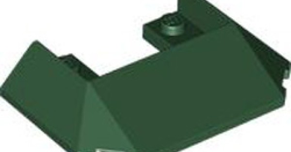 LEGO Part 6173162 - 13269 - Roof Front 6x4x1 Earth Green | LEGO Bricks ...