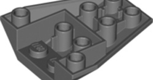 LEGO Part 6079036 - 13349 - Roof Tiles 4x2 / 18 Degree Inverted Dark ...