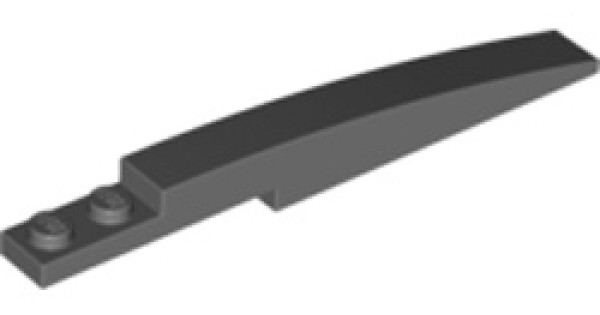 LEGO Part 6037666 - 13731 - Brick with Bow 1x10 Dark Stone Grey | LEGO ...