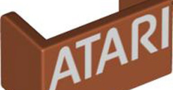 LEGO Part 6387228 - 1397 - Wall Double Corner 1x2x1 Number 2 Dark ...