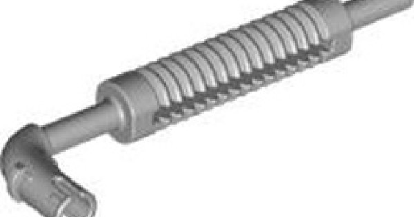 LEGO Part 6044706 - 14682 - Exhaust Pipe with Snap Medium Stone Grey ...