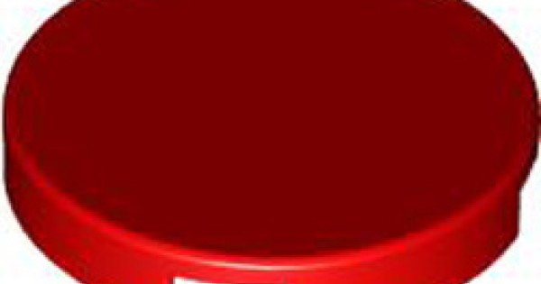 LEGO Part 6066342 - 14769 - Flat Tile 2x2 Round Bright Red | LEGO ...