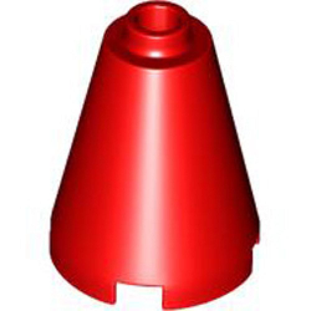 LEGO Part 6056297 - 14918 - Nose Cone 2x2x2 Bright Red | LEGO Bricks ...
