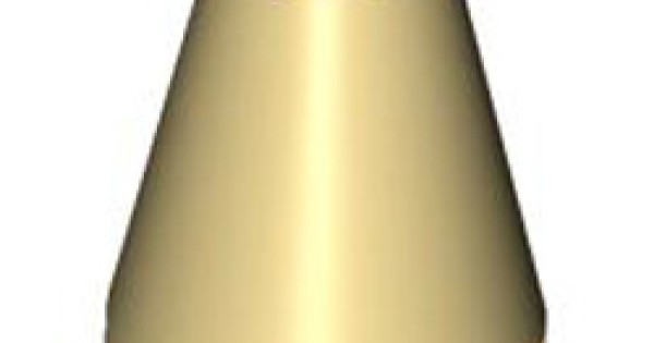 LEGO Part 6223758 - 14918 - Nose Cone 2x2x2 Brick Yellow | LEGO Bricks ...