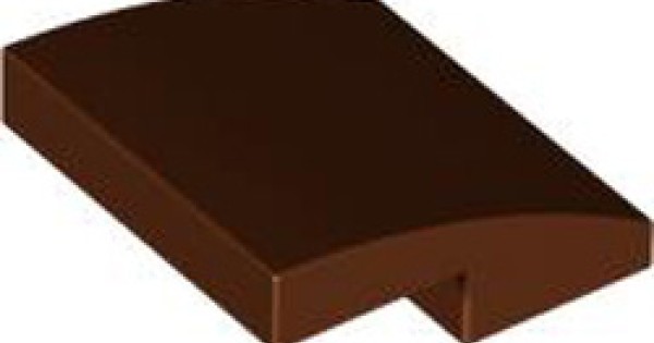 LEGO Part 6146858 - 15068 - Plate with Bow 2x2x2/3 Reddish Brown | LEGO ...