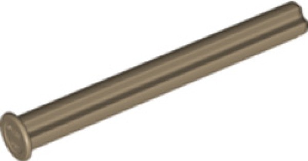 LEGO Part 6055631 - 15462 - Cross Axle 5M with End Stop Sand Yellow ...