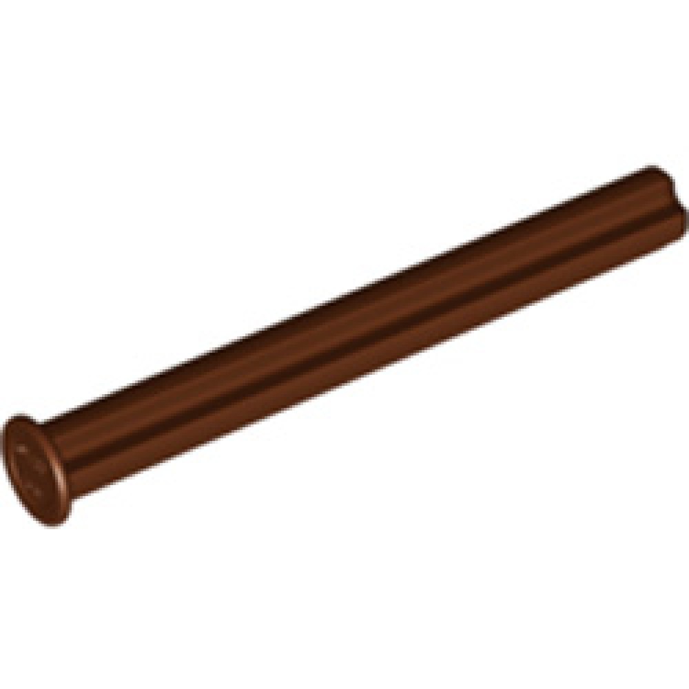 LEGO Part 6159763 - 15462 - Cross Axle 5M with End Stop Reddish Brown ...