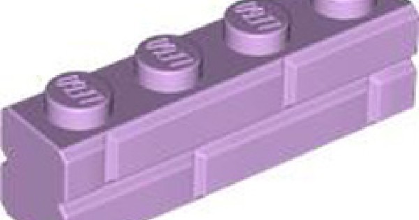 LEGO Part 6311131 - 15533 - Profile Brick 1x4 Single Groove Lavender ...