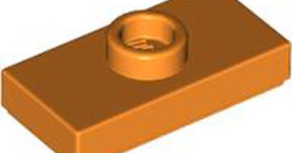 LEGO Part 6092599 - 15573 - Plate 1x2 with 1 Knob Bright Orange | LEGO ...