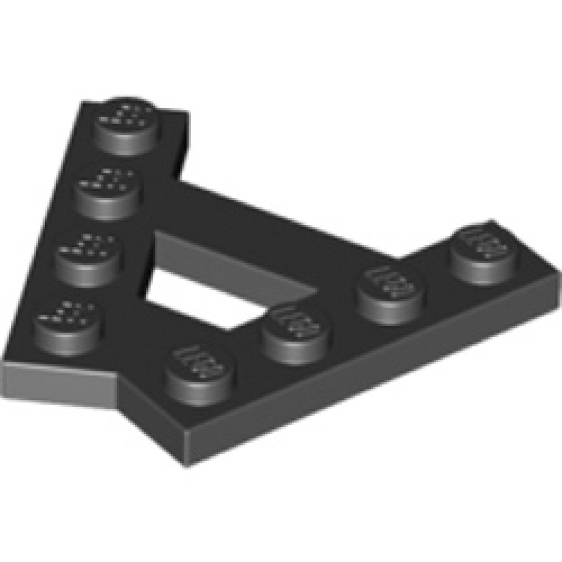LEGO Part 6054852 - 15706 - Plate (A) 4M 45 Degree Black | LEGO Bricks ...