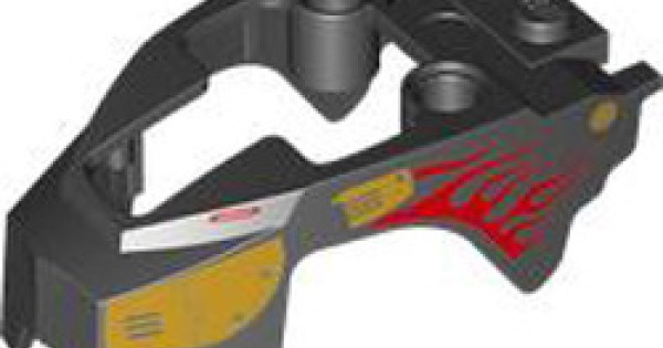 LEGO Part 6055032 - 15767 - Top Shell Number 1 Diameter 4.85 Number 6 ...