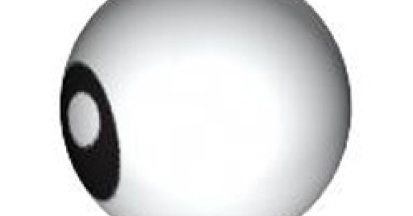 LEGO Part 6056225 - 15926 - Woodoo Ball Number 1001 White | LEGO Bricks ...