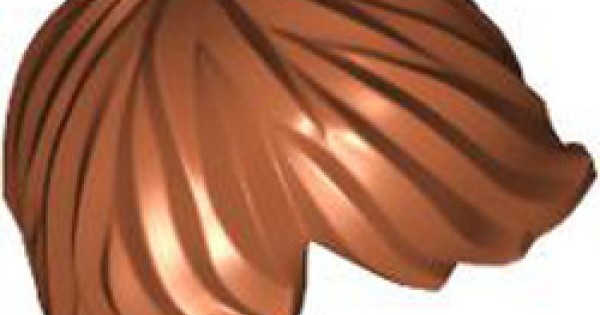 LEGO Part 6093518 - 18226 - Mini Wig Number 6 Dark Orange | LEGO Bricks ...