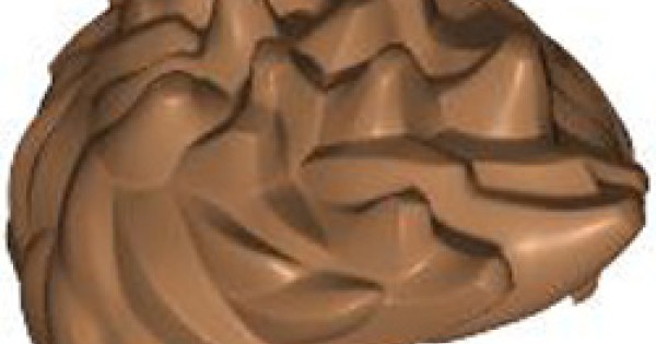LEGO Part 6163633 - 18228 - Mini Wig Number 18 Medium Nougat | LEGO ...