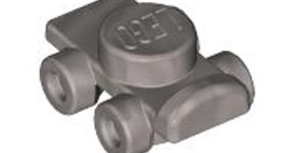 LEGO Part 6215447 - 18747 - Mini Roller Skate Silver Metallic | LEGO ...