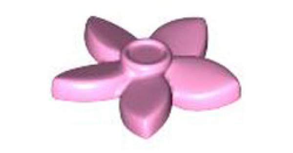 LEGO Part 6096990 - 18853 - Flower with 1.5 Connector Light Purple ...