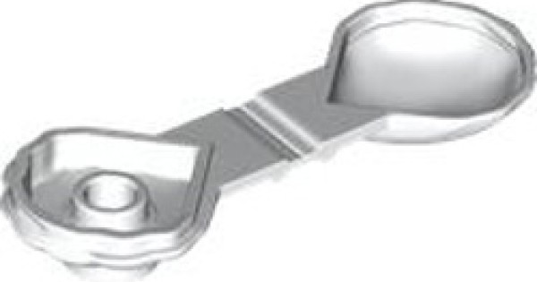 LEGO Part 6092203 - 18866 - Shell Locking Edge on Inner Lip White ...