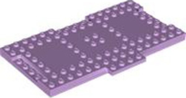LEGO Part 6273855 - 18922 - Plate 8x16x6, 4MM with Wing Lavender | LEGO ...