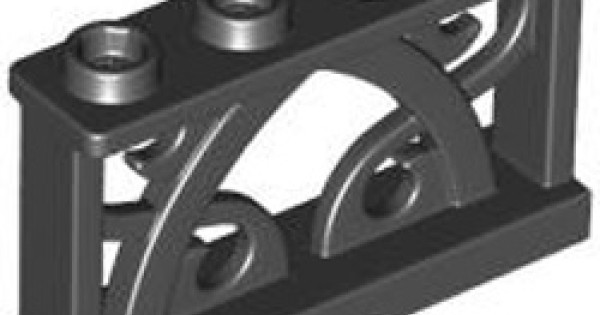 LEGO Part 6138726 - 19121 - Iron Fence 1x4x2 with 4 Studs Black | LEGO ...