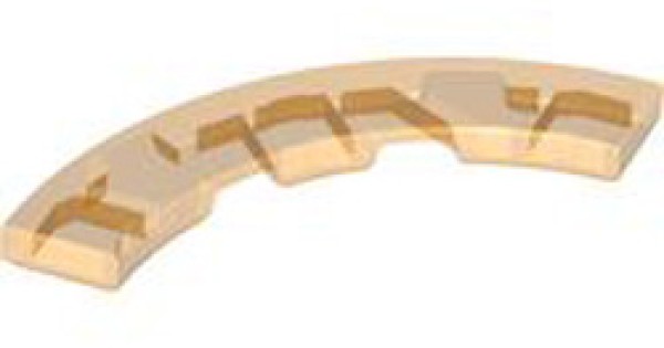 LEGO Part 6507986 - 1939 - Tile 4x4 with Bow Number 5 Transparent ...