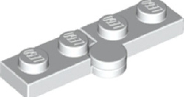 LEGO Part 6102776 - 19954 - Hinge Plate 1x2 White | LEGO Bricks ...
