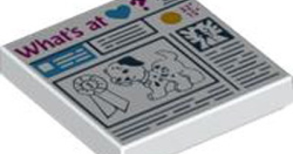 LEGO Part 6115167 - 21220 - Flat Tile 2x2 Number 255 White | LEGO ...