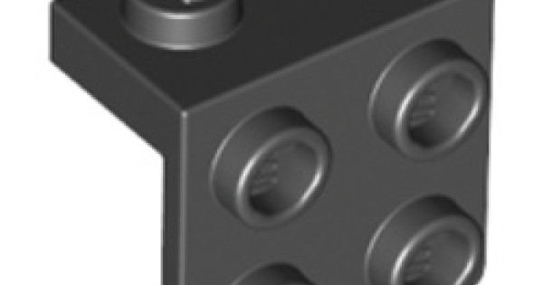 LEGO Part 6117973 - 21712 - Angle Plate 1x2 / 2x2 Black | LEGO Bricks ...