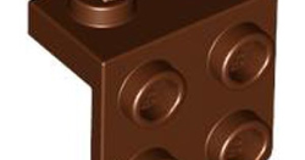LEGO Part 6117976 - 21712 - Angle Plate 1x2 / 2x2 Reddish Brown | LEGO ...