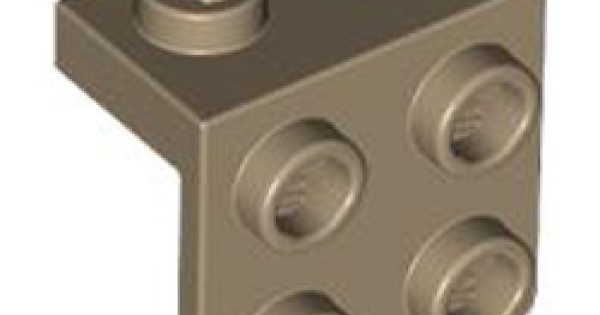 LEGO Part 6275485 - 21712 - Angle Plate 1x2 / 2x2 Sand Yellow | LEGO ...