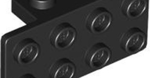 LEGO Part 6118829 - 21731 - Angle Plate 1x2 / 2x4 Black | LEGO Bricks ...