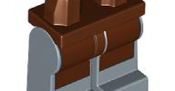 LEGO Part 6120224 - 21902 - Mini Lower Part Number 900 Reddish Brown ...