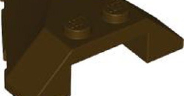LEGO Part 6130034 - 22391 - Roof Tile 4x4 45 Degree Dark Brown | LEGO ...