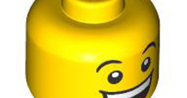 LEGO Part 6123714 - 23094 - Mini Head Number 1762 Bright Yellow | LEGO ...