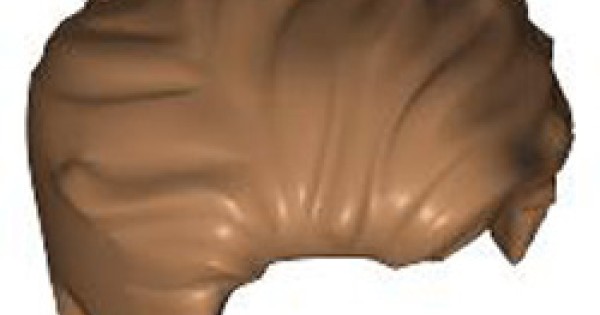 LEGO Part 6145528 - 23186 - Mini Wig Number 105 Medium Nougat | LEGO ...
